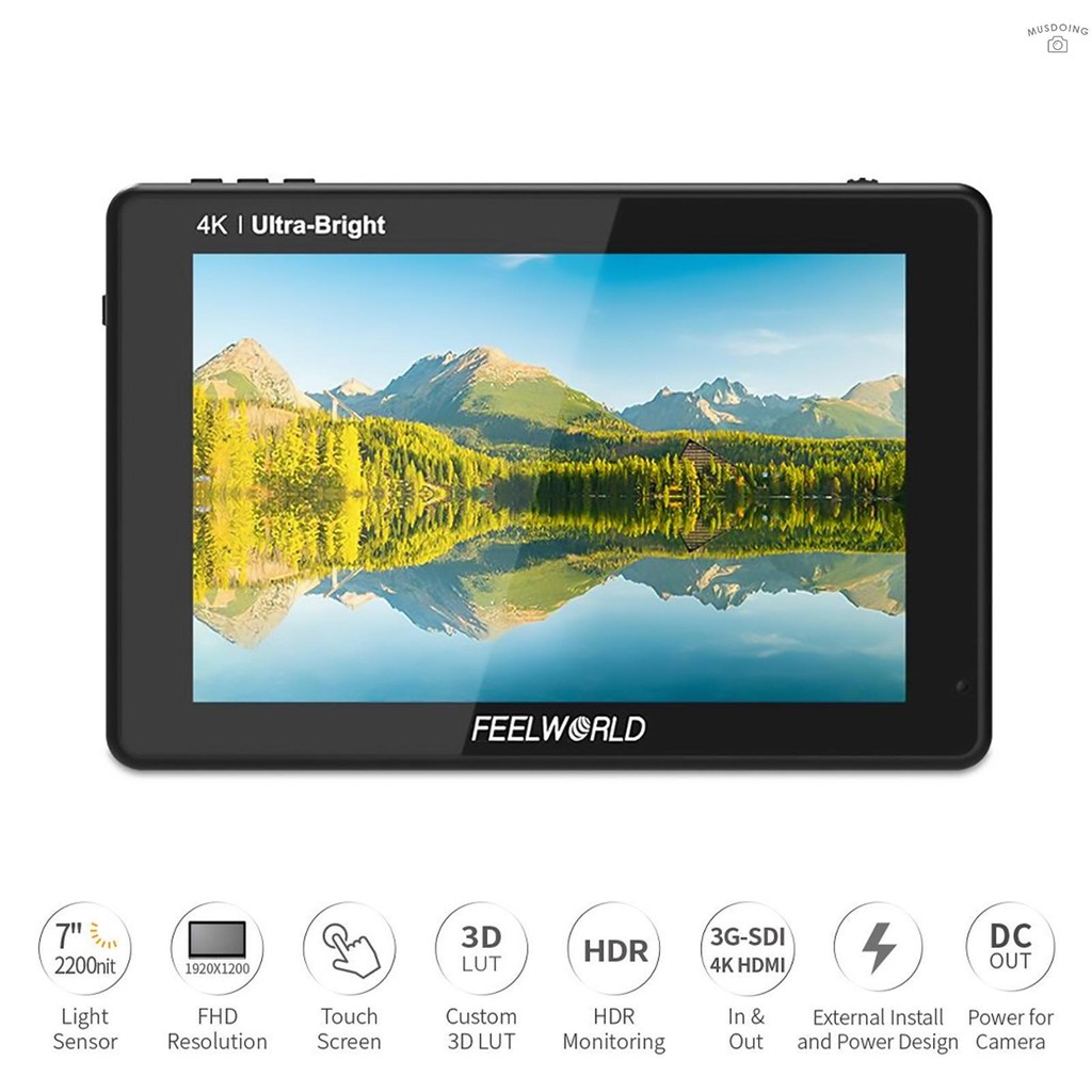 FEELWORLD LUT7S PRO 7 Inch DSLR Camera Field Monitor Video Monitor ...