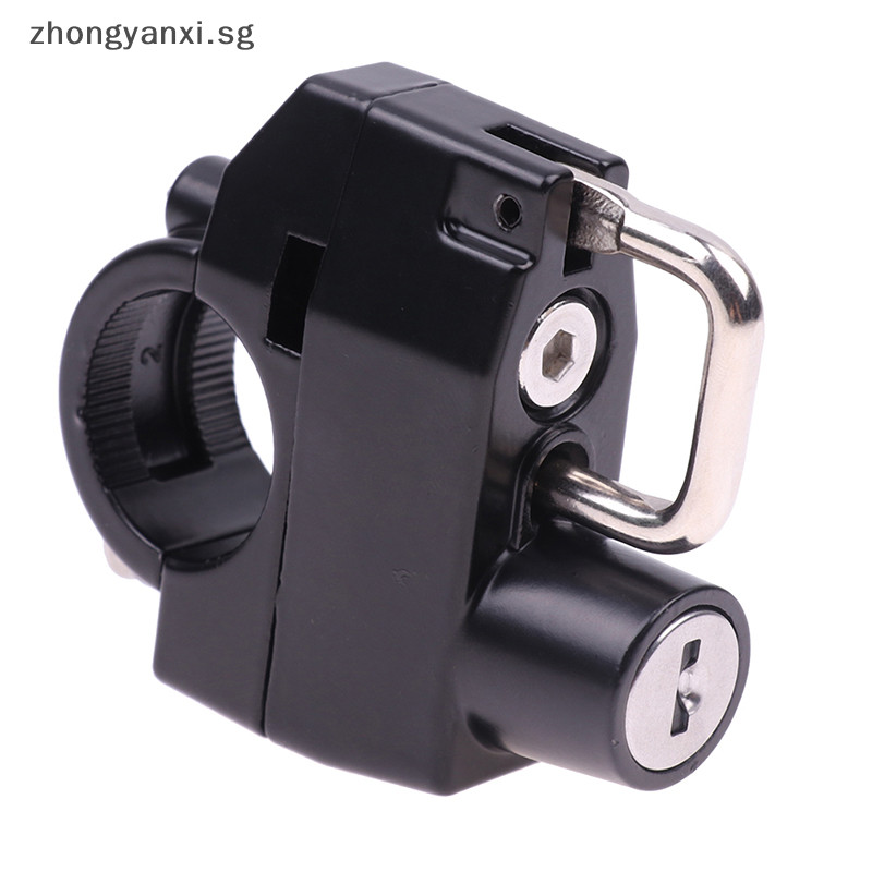 Zhongyanxi Motorcycle Helmet Lock Handlebar 7/8" 22-28mm Tube Anti ...