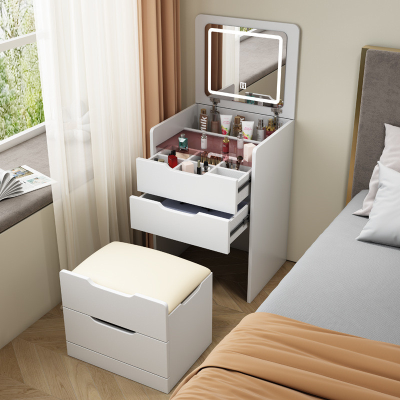 (SG STOCK)Small Apartment Dresser Small Bedroom Integrated Bedside ...