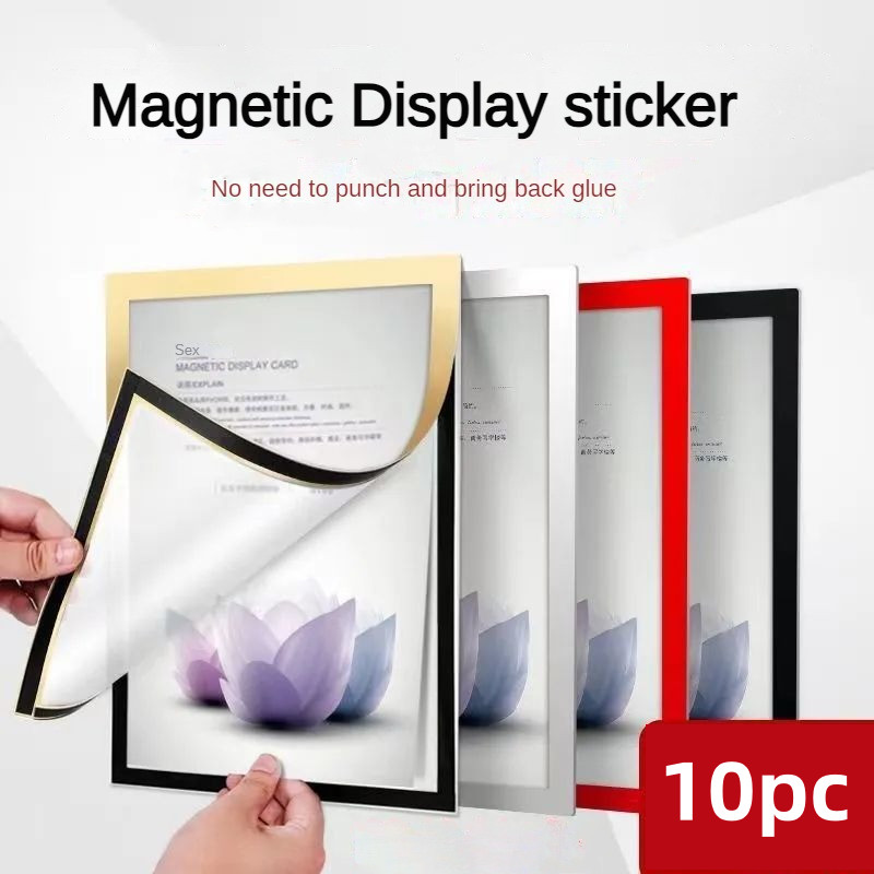 10pc Magnetic Display Stickers Wall Mounted A3 A4 Business License ...