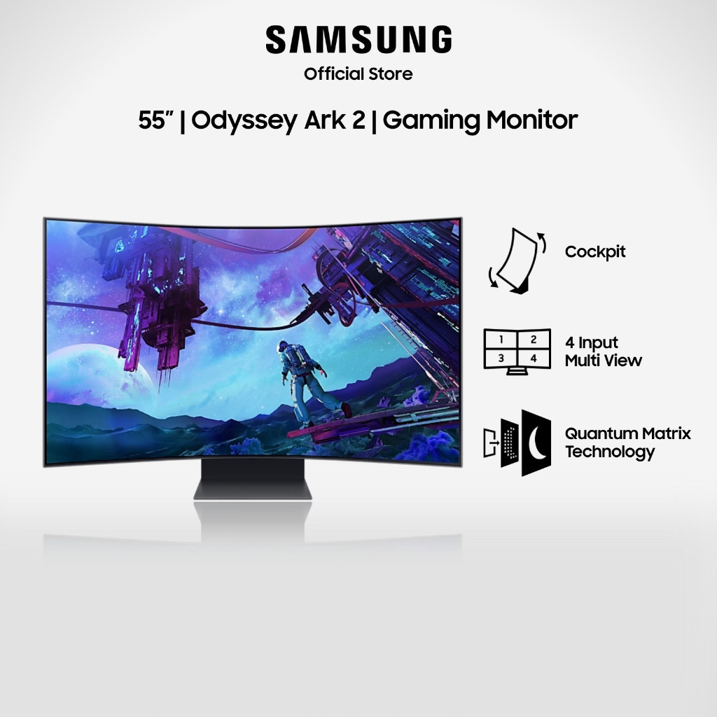 Samsung 55" Odyssey Ark 2 G97NC UHD 165Hz Gaming Monitor ...