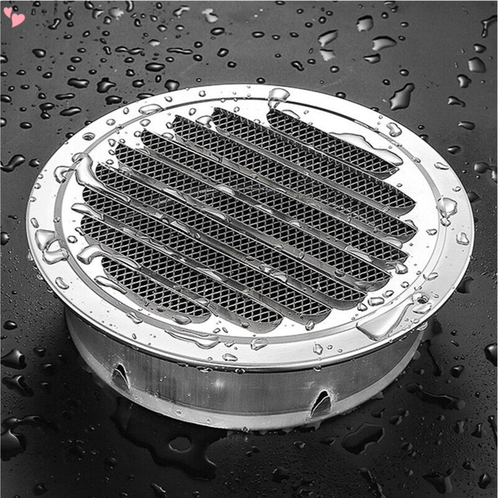 70-200mm Stainless Steel Air Vents, Louvered Grille Cover Vent Hood ...
