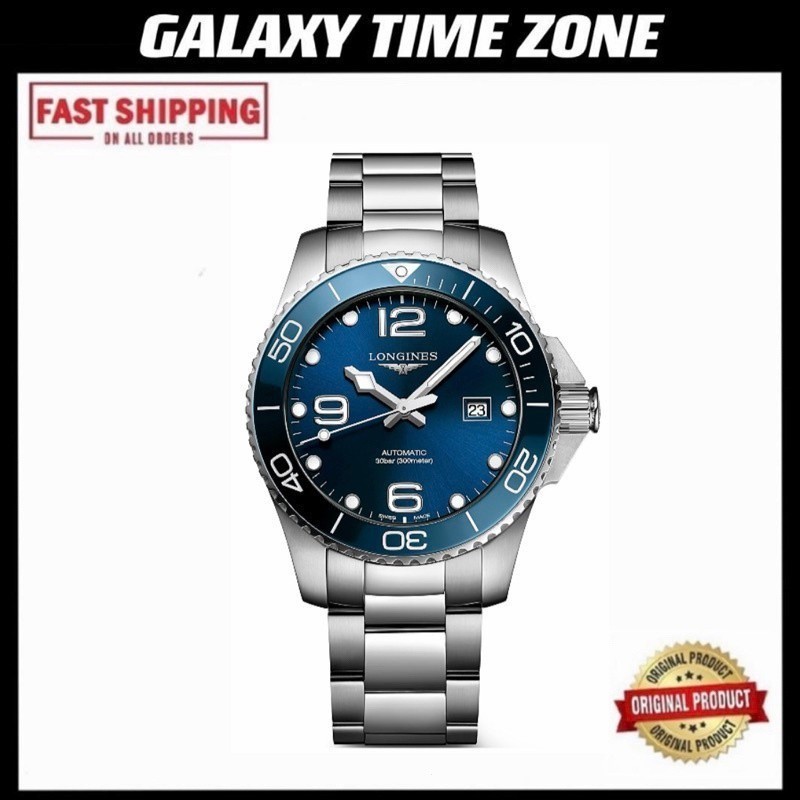 [Official Warranty] Longines Hydroconquest L3.782.4.96.6 (43mm ...