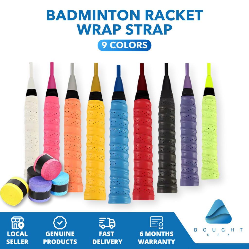 Badminton Racket Wrap Strap Racket Hand Glue Keel Sweat-Absorbent Strap ...