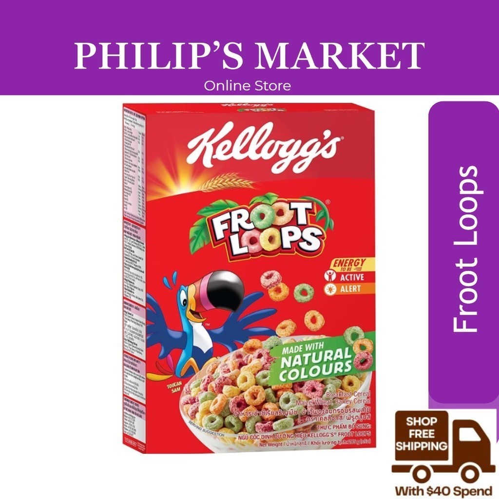 Kellogg's Froot Loops Breakfast Cereal 285g | Shopee Singapore