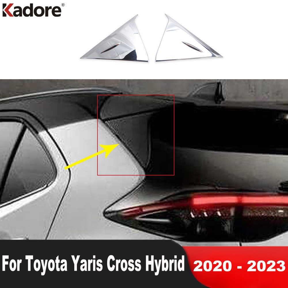 For Toyota Yaris Cross Hybrid 2020 2021 2022 2023 Chrome Car Rear ...