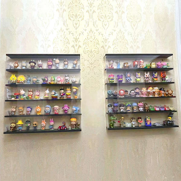 popmart display box acrylic display box Can be hung on the wall blind ...