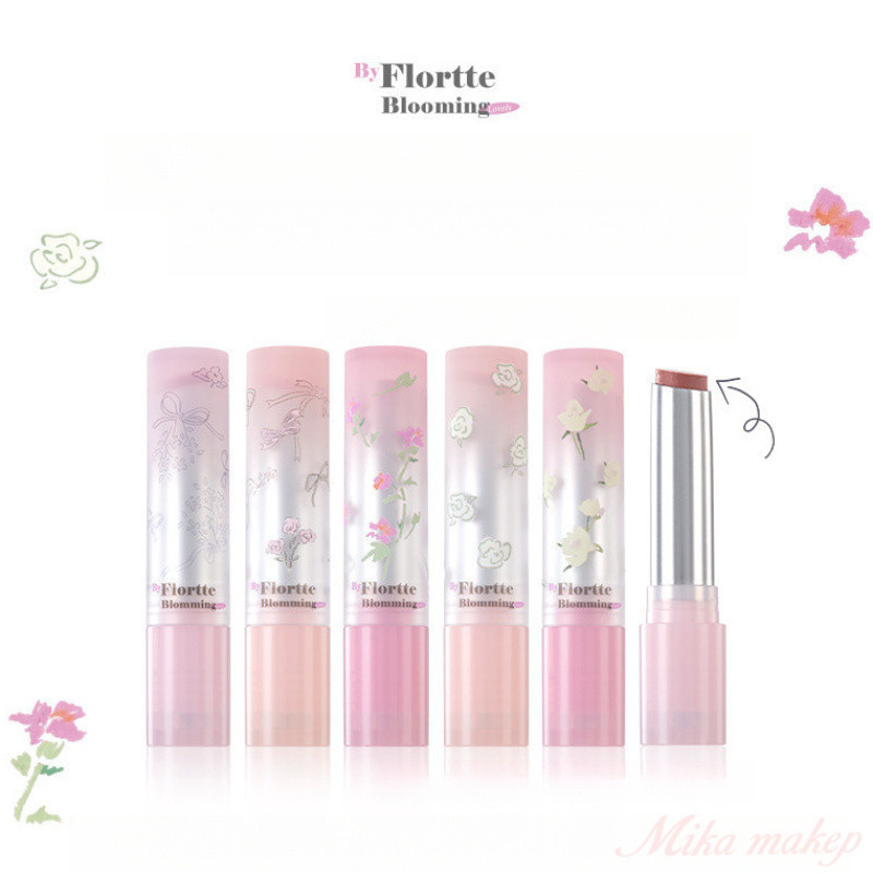 FLORTTE Lipstick 花洛莉亚固体唇蜜水光持久 Solid Lip Gloss Is Not Easy To Stick To ...