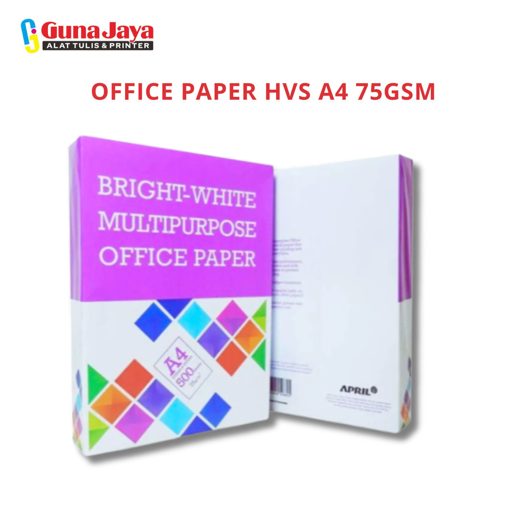 OFFICE PAPER HVS A4 75GSM | Shopee Singapore