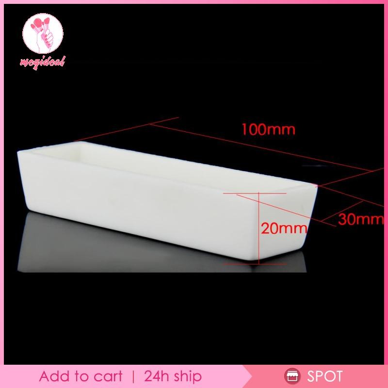 [MEGIDEAL] 100x30x20mm Alumina Ceramic Boat Sample Holder For Tube ...