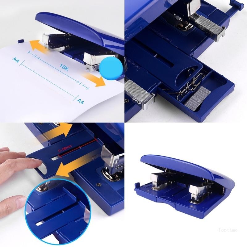 Top Double Head Stapler Desk Stapler 50 Sheet Capacity Basic Stapler ...
