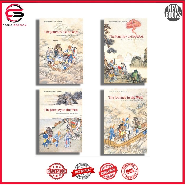The Journey to the West Series (4 book series) by Anthony C. Yu Yu Yu ...