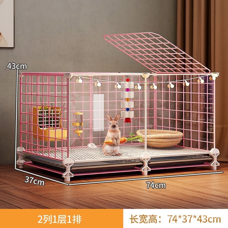 Rabbit Cage Double-Deck Home Large Two-Story Platform Small Villa ...