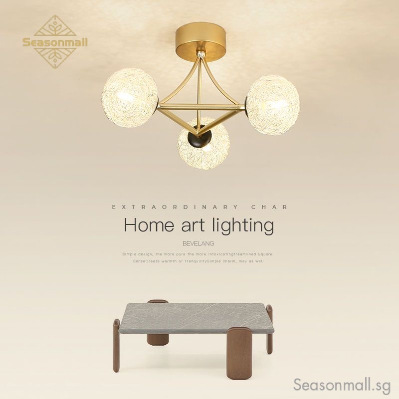 Aisle Light Simple Modern Ceiling Light Creative Hemp Ball Corridor ...