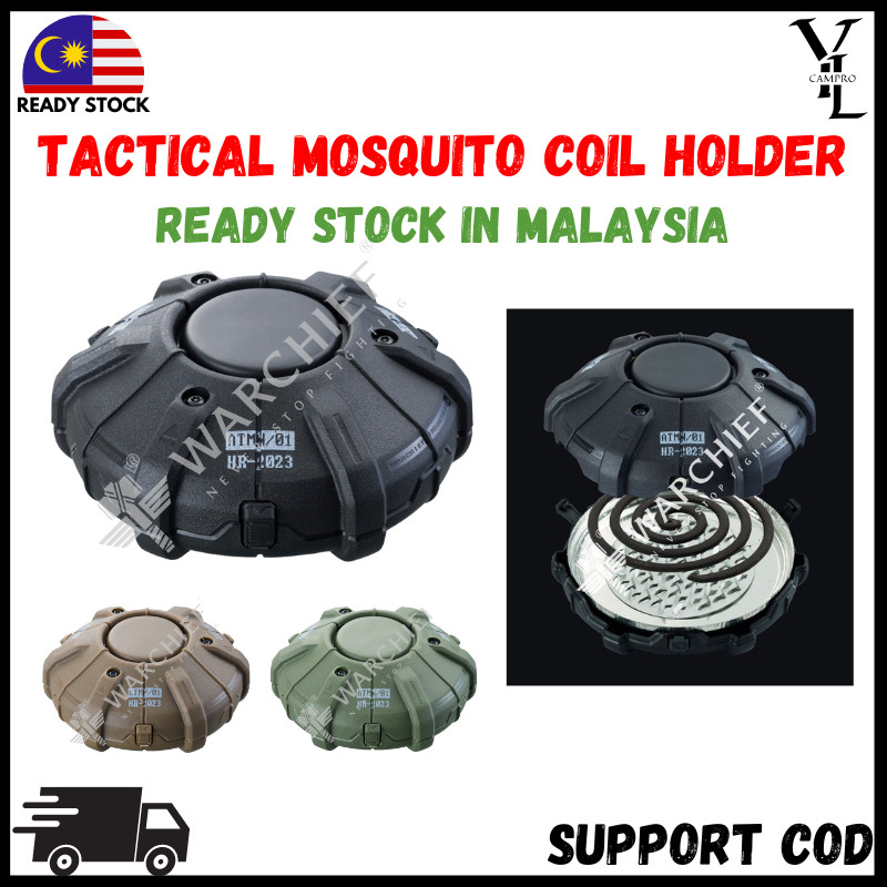 Mosquito Coil Cover Mosquito Rack Incense Box Tactical Outdoor Camping ...