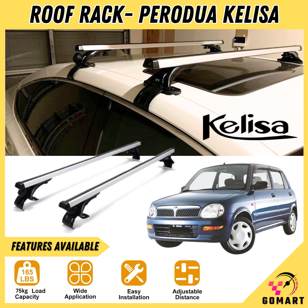 Perodua Kelisa Roof Rack Cargo Carrier Rack Luggage Rail Bar Luggage ...