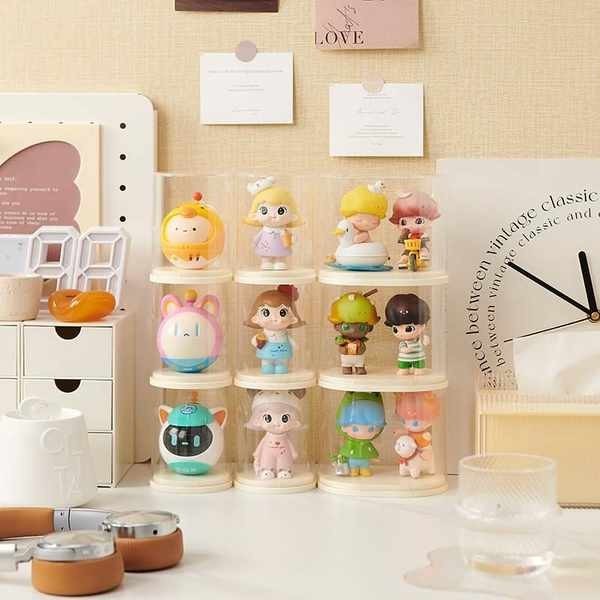 acrylic display box popmart display box Half blind box storage display ...