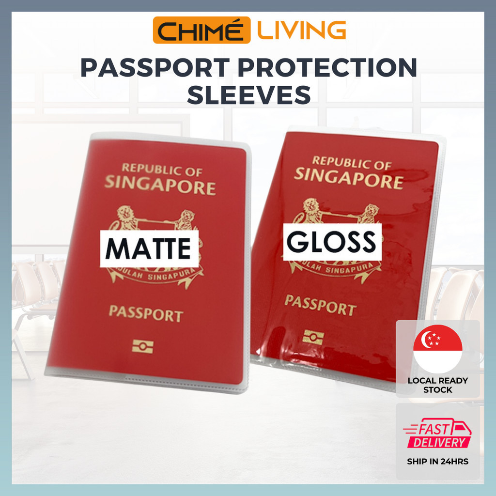 Passport Protection Sleeves: Clear/Matte Covers, RFID Security Holder ...