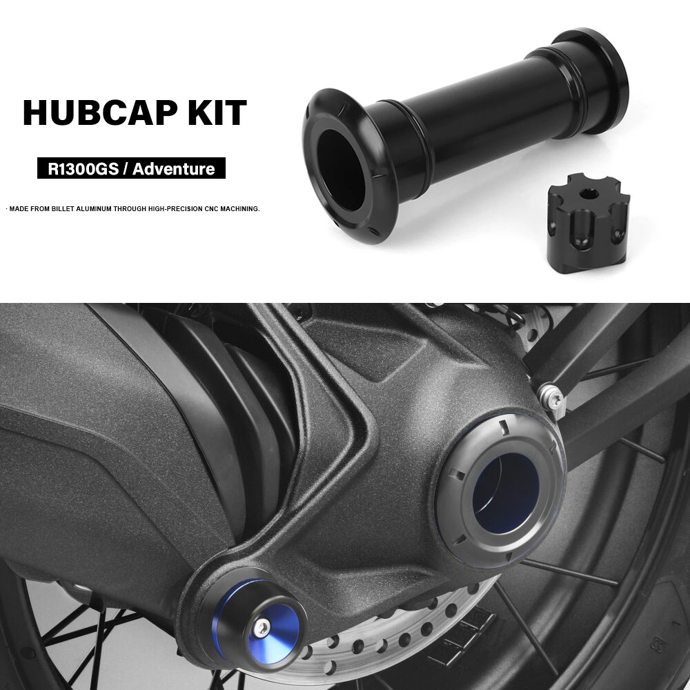 Motorcycle CNC Parts Wheel Hubs Rear Set Aluminum Hubcap Kit For BMW ...