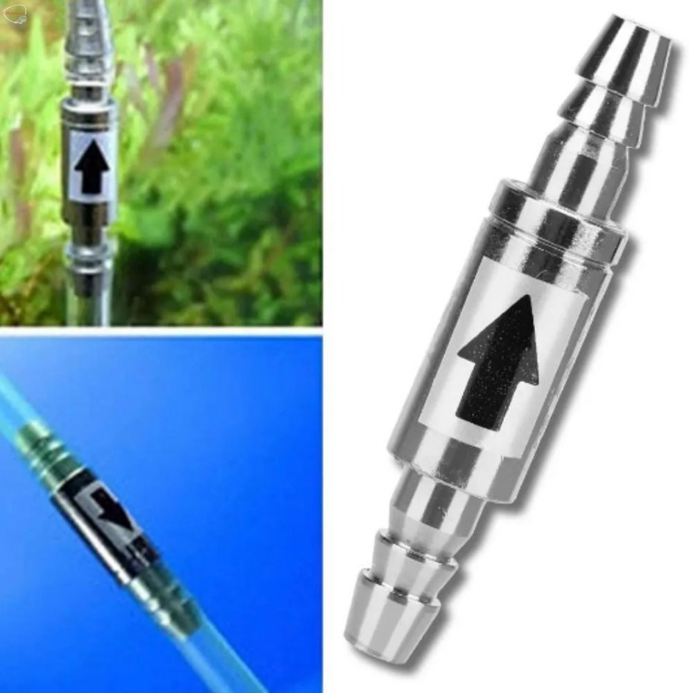 MXBEAUTY CO2 Check Valve, Silver Non-rust CO2 One Way Check Valve ...