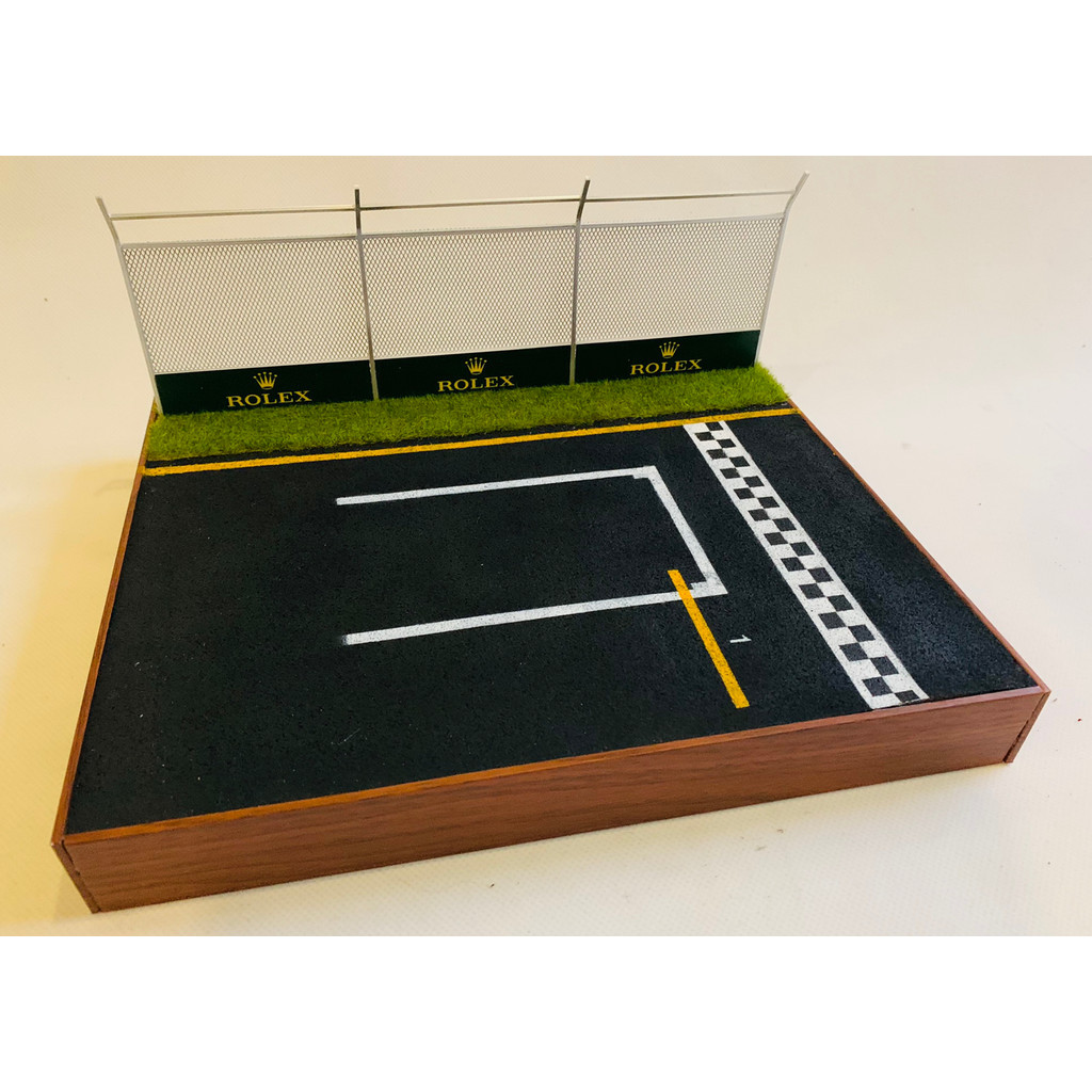 [Ready Stock] 1/43 F1 Car Model Track Shipment Grid Scene Racing Model ...