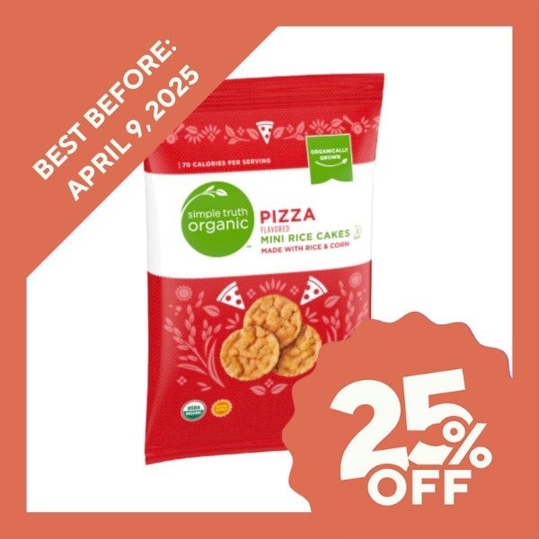 Simple Truth Organic Mini Rice Cakes - Pizza (85g) | Shopee Singapore