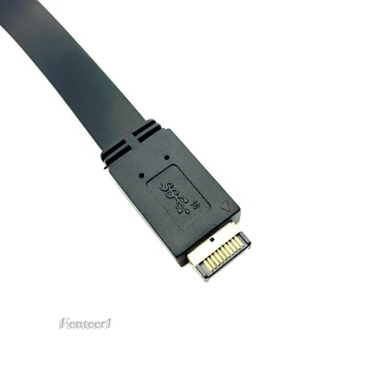 [Fenteer1] USB 3.1 Front Panel Header E to USB C Female Connector ...