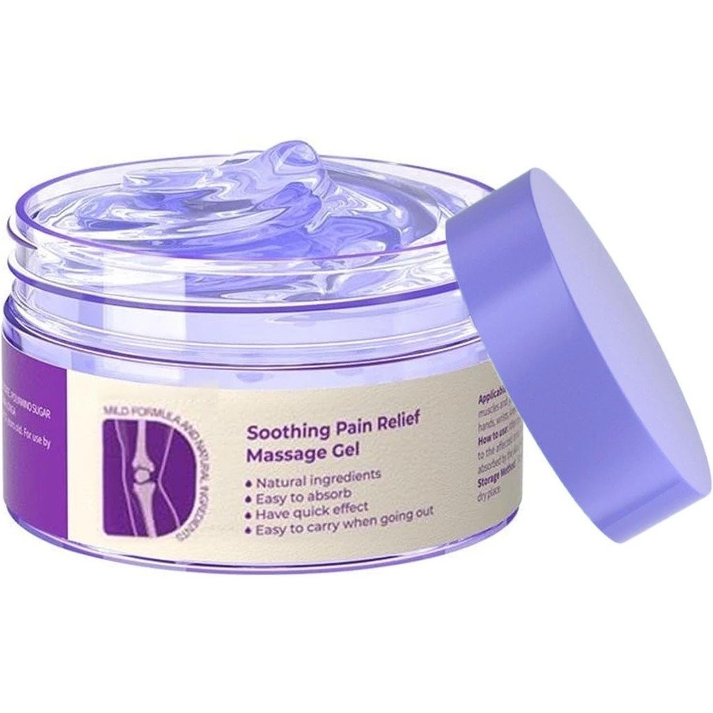 Kresin Joint Pain Gel Purple Gel, Soothes Knees, Lumbar, Neck, Hands ...