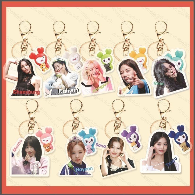 TWICE Acrylic Keychain Gift For Girls Bag Pendant Chae Young DaHyun ...