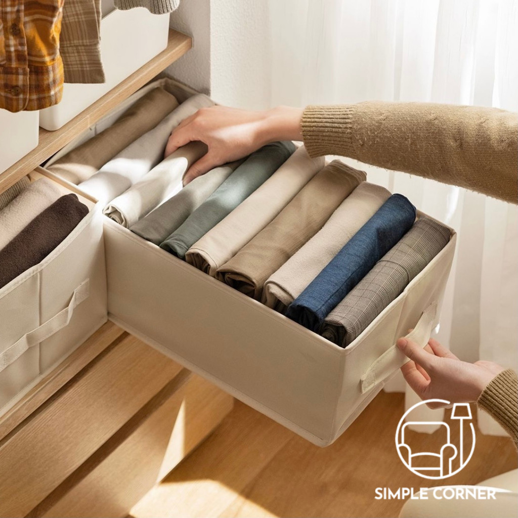 Clothes and Pants Compartment Storage Fantastic Drawer Separated Bag ...