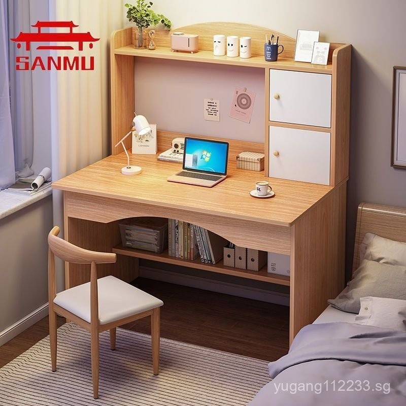 Study Table With Bookshelf Computer Desk Office Table Study Desk ...