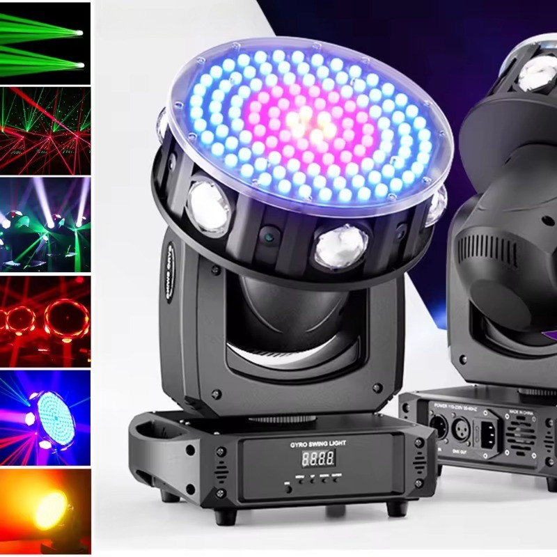 150W LED Moving Head Light 6PCSx15W 4 in 1 LED RGB Effect Light DMX512 ...