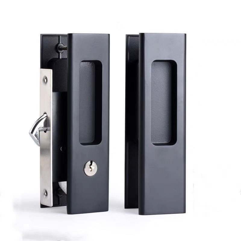 Sliding Door Lock Sliding Door Lock Black Modern Sliding Door Hook Lock ...