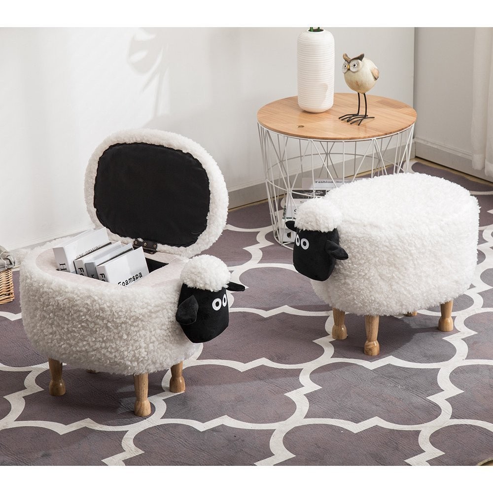 Shaun the Sheep storage ottoman Storage Animal Sofa Stool shoe bench ...