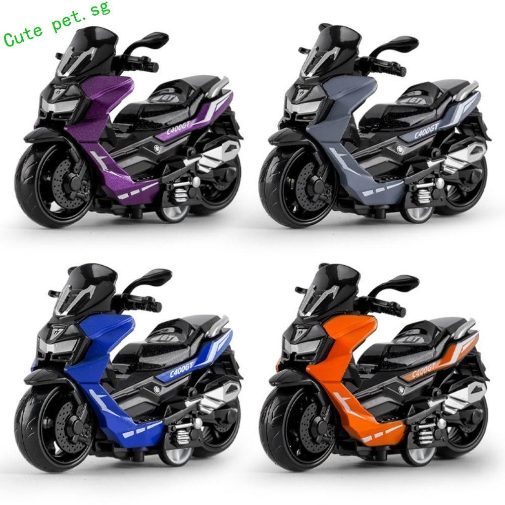 FUZOU Mini Motorcycle, Diecast Pull-back Motorcycle Model, Birthday ...