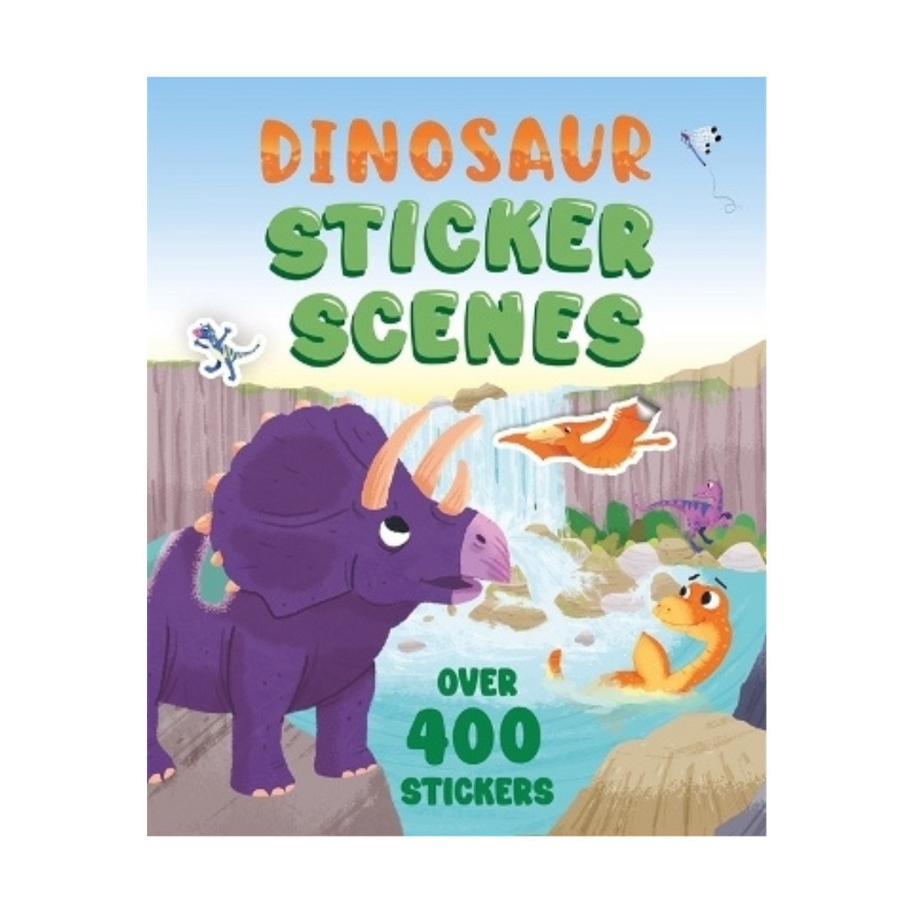 Dinosaur Sticker Scenes Book With 400+ Stickers For Kids | Shopee Singapore
