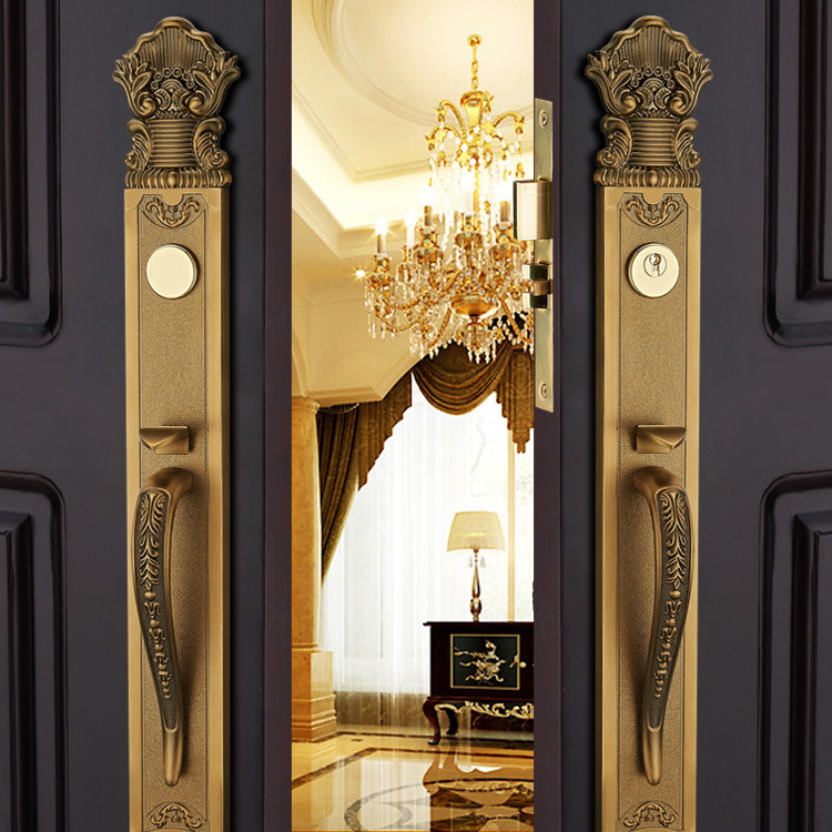 Bronze Luxury European Style/ Villa Door Lock Security Hotel Door Lock ...