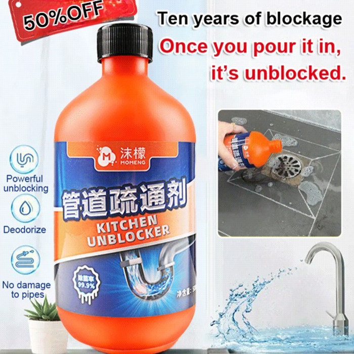 【HOT】buy1 free2 💕[Breaks Down Grease/Hair/Food Residue]Pipe Unblocker ...