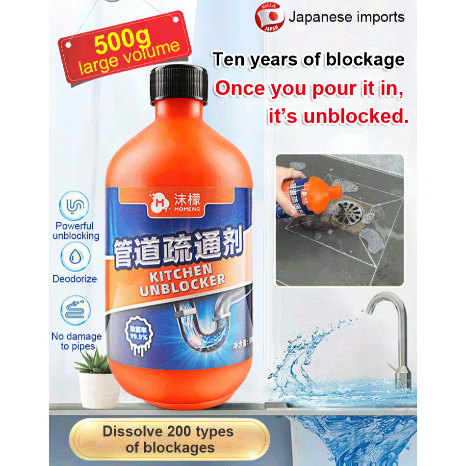 🎈HOT🎈[Kitchen/Bathroom Pipe Unblocker/Deodorizer,Strong Remove Stubborn ...