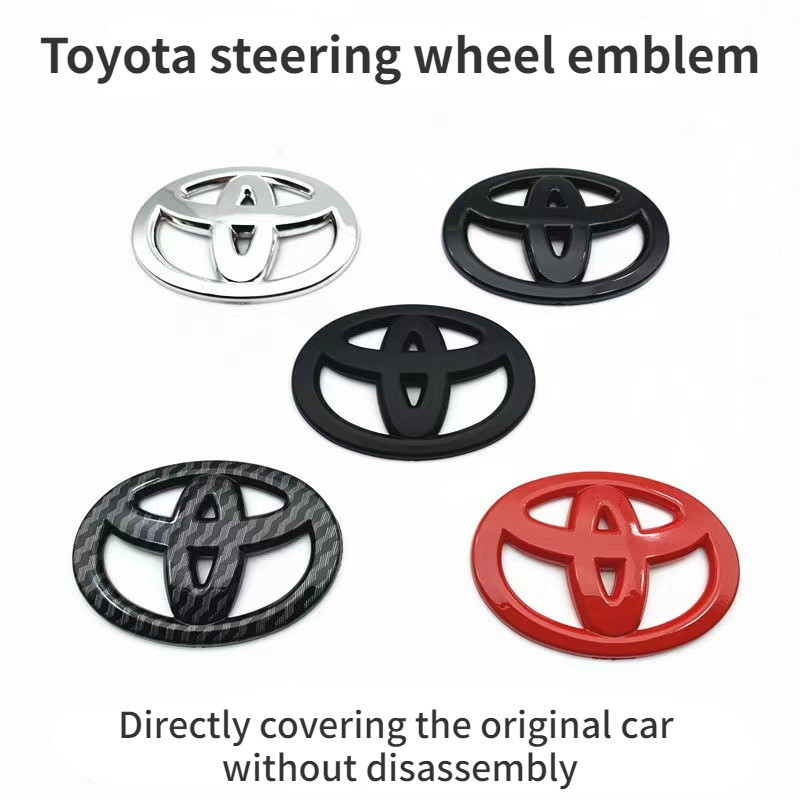 Five Colors Toyota Steering Wheel Logo Camry Yaris Corolla Modified ...