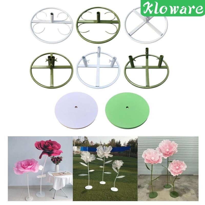 [Kloware] Flower Pole Display Stand Wedding Supplies Round Heavy Duty ...