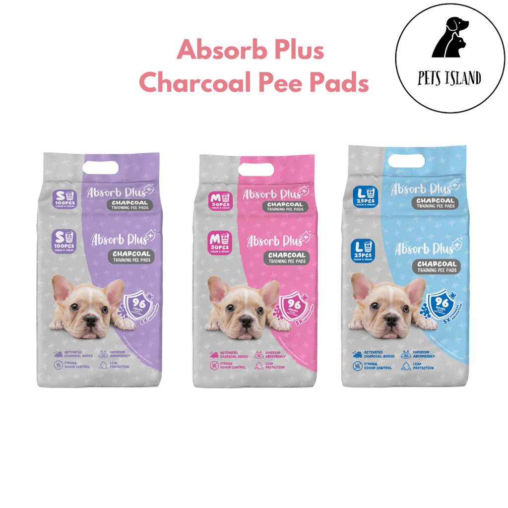 Absorb Plus Charcoal Pet Sheets (S,M,L size) | Shopee Singapore