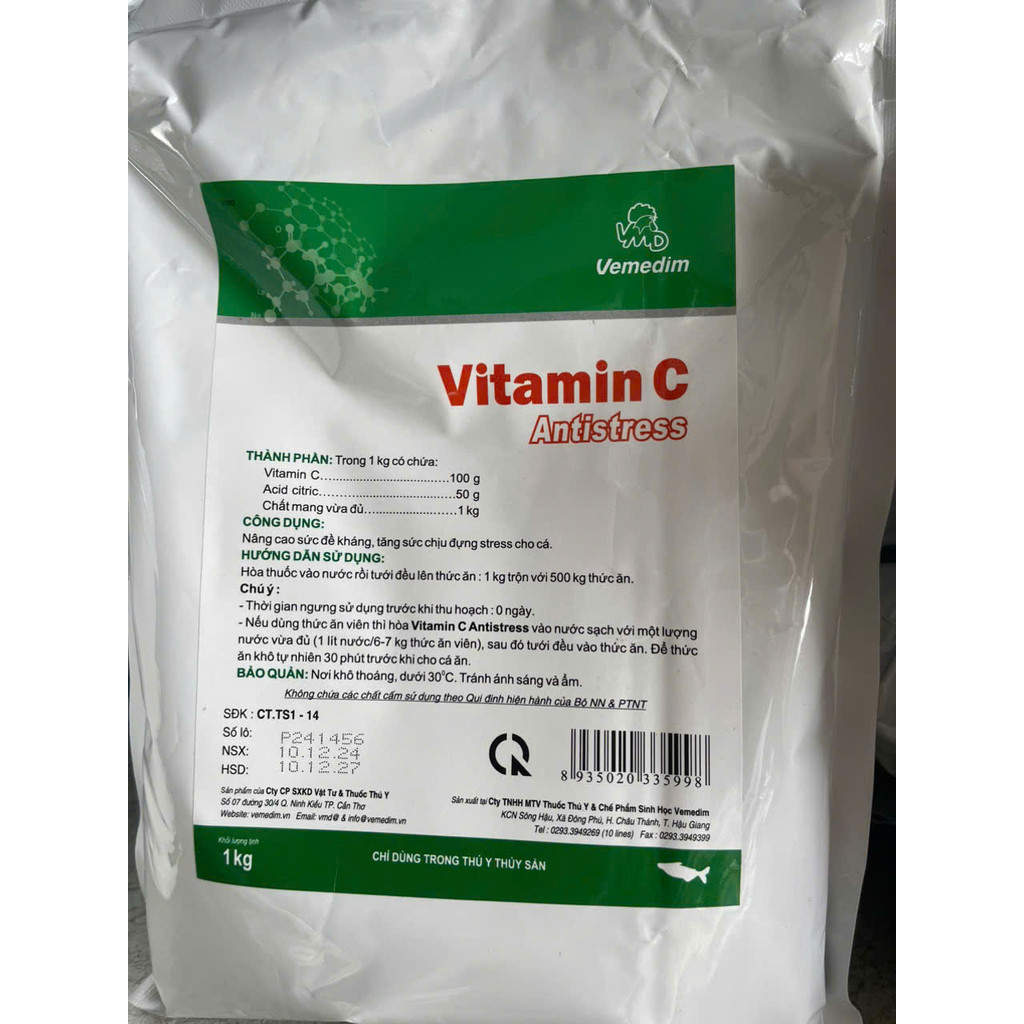 Vemedim Vitamin C Antistress fish, increases resistance, prevents ...