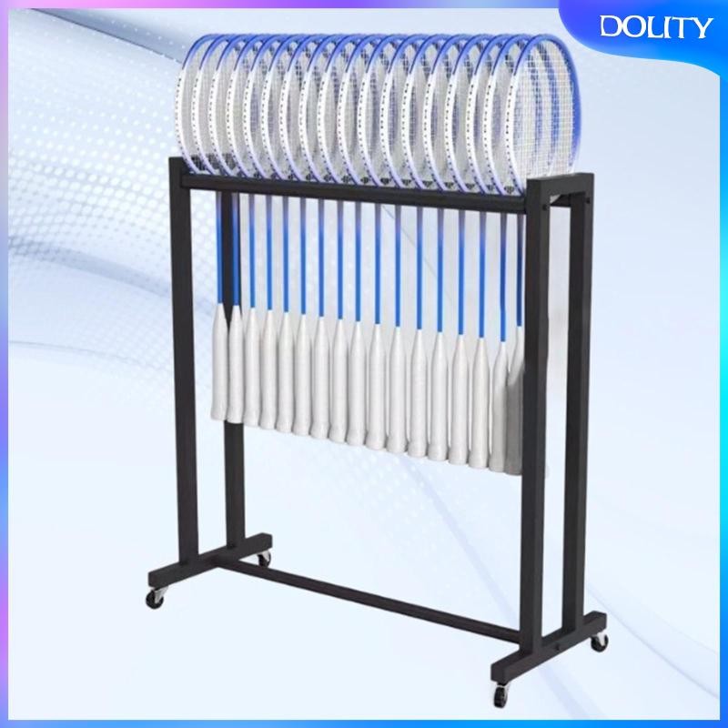 [dolity] Badminton Racket Storage Rack Storable Organizing Stand Tennis ...