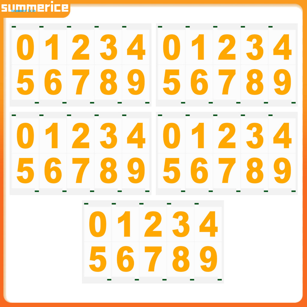 【Ready stock】 Door Decoration Number Sticker Reflective Mailbox Number ...