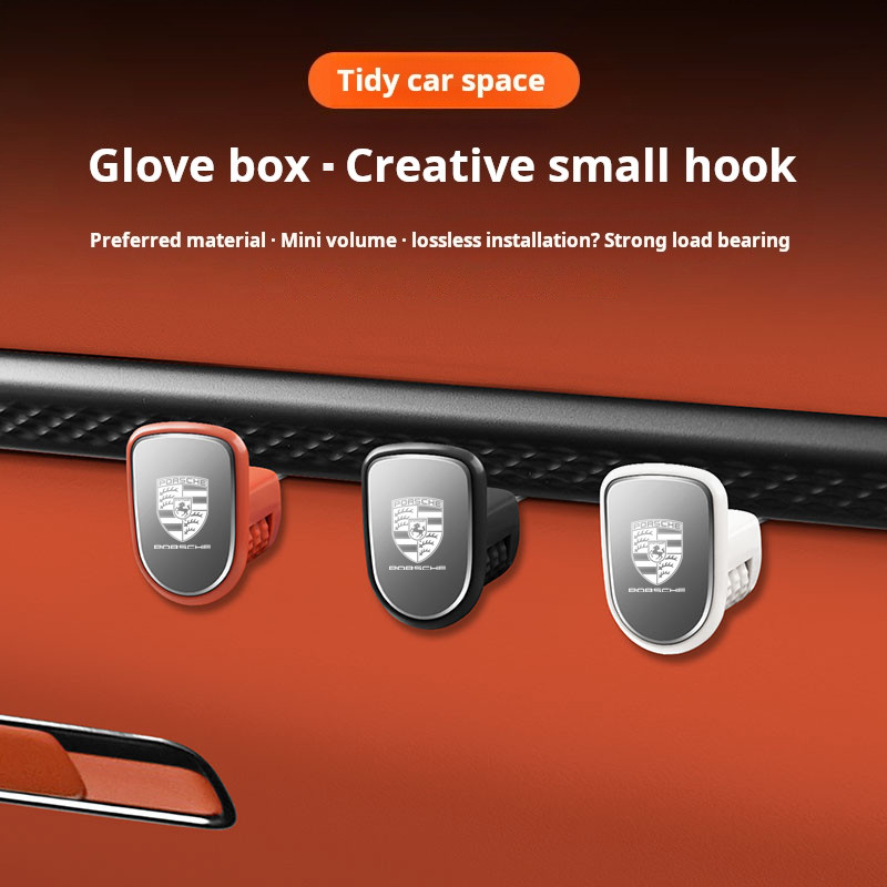 New Porsche car hook, Cayenne MACAN Panamera 718 co-pilot glove box ...
