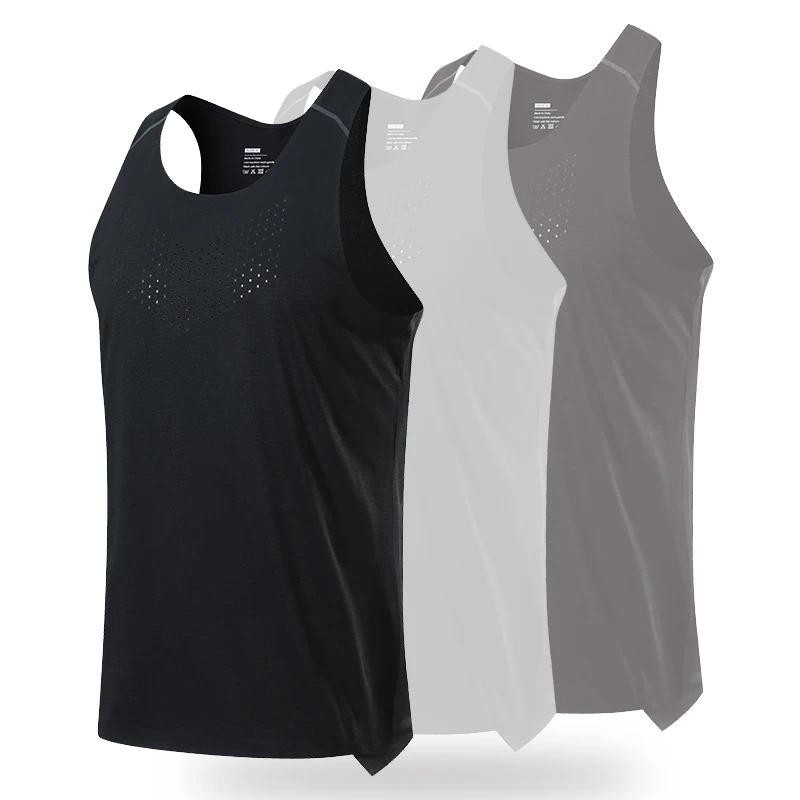 (45-95KG) Men's Summer Running Vest – Lightweight Perforated Quick ...