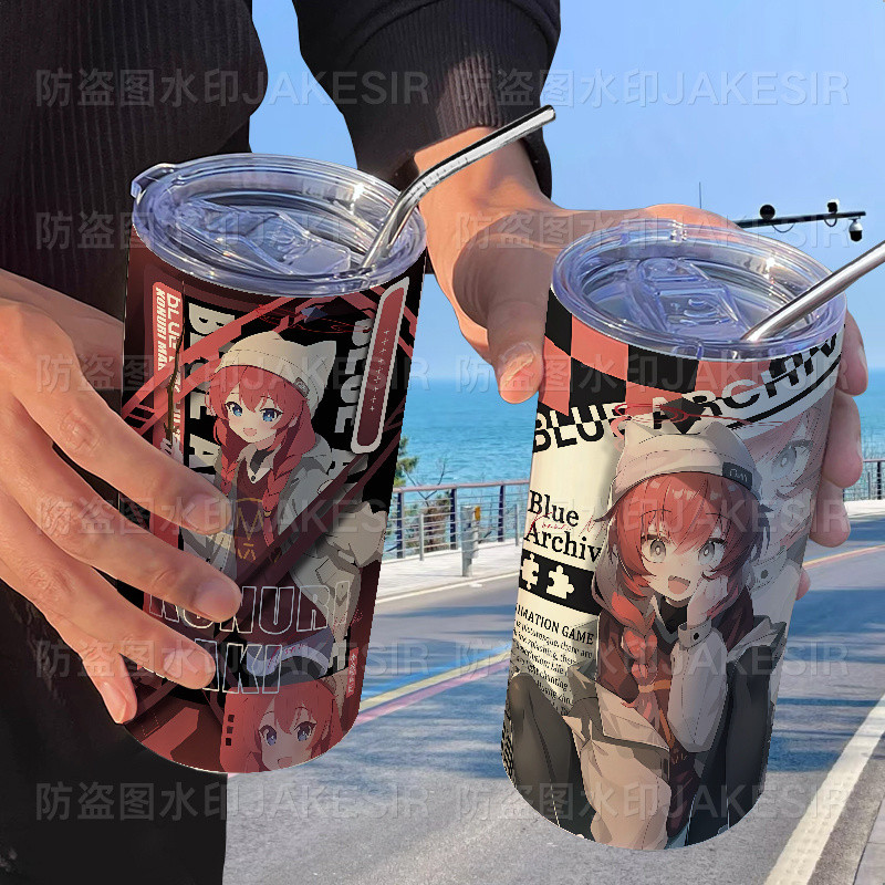 [Cartoon Animation Peripheral Limited Thermos Cup]Blue Archive Xiaotu ...