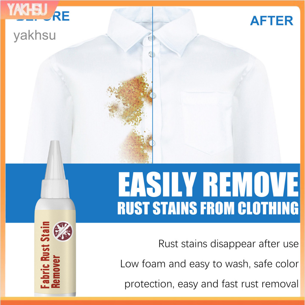 yakhsu| Quick Effect Rust Stain Remover Powerful 50ml Clothing Rust ...