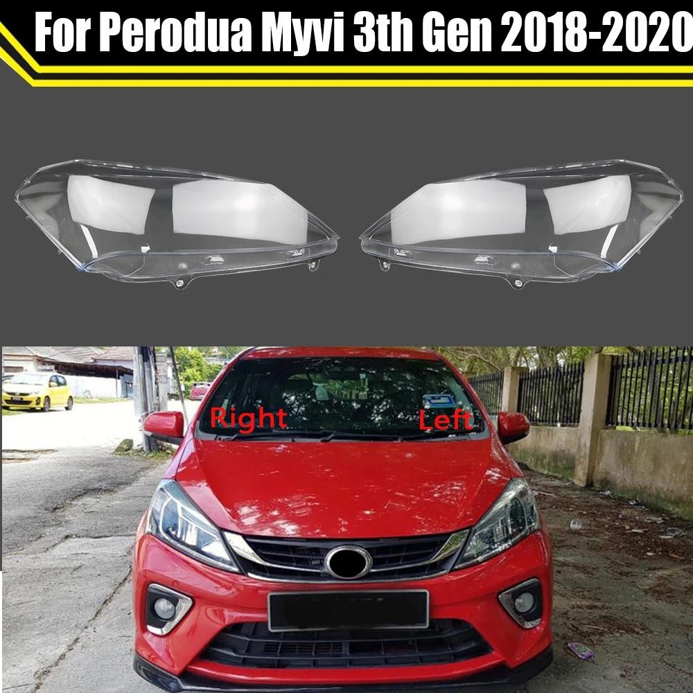 Car Front Headlight Cover For Perodua Myvi 3th Gen 2018 2019 2020 ...